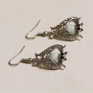 Jewelry | Glowing Bat Hanging Upside Down Lacey Mesh Lattice Wing ...